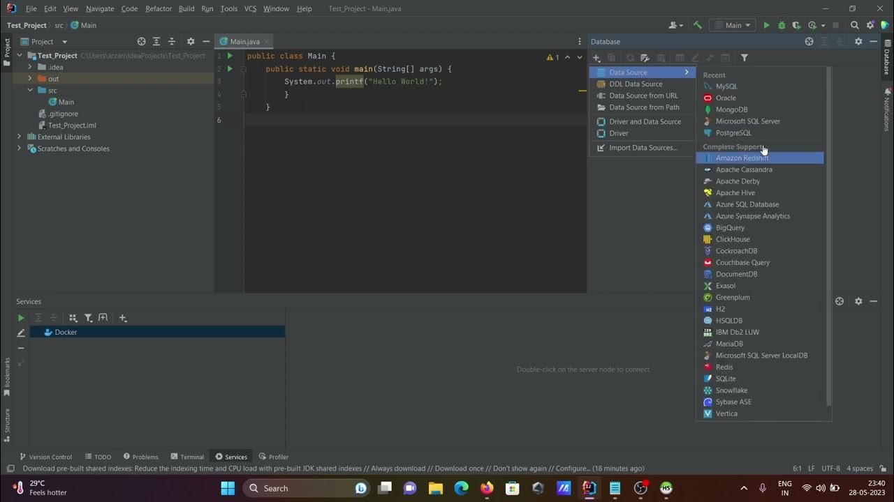 How To Connect Mariadb With Intellij Youtube