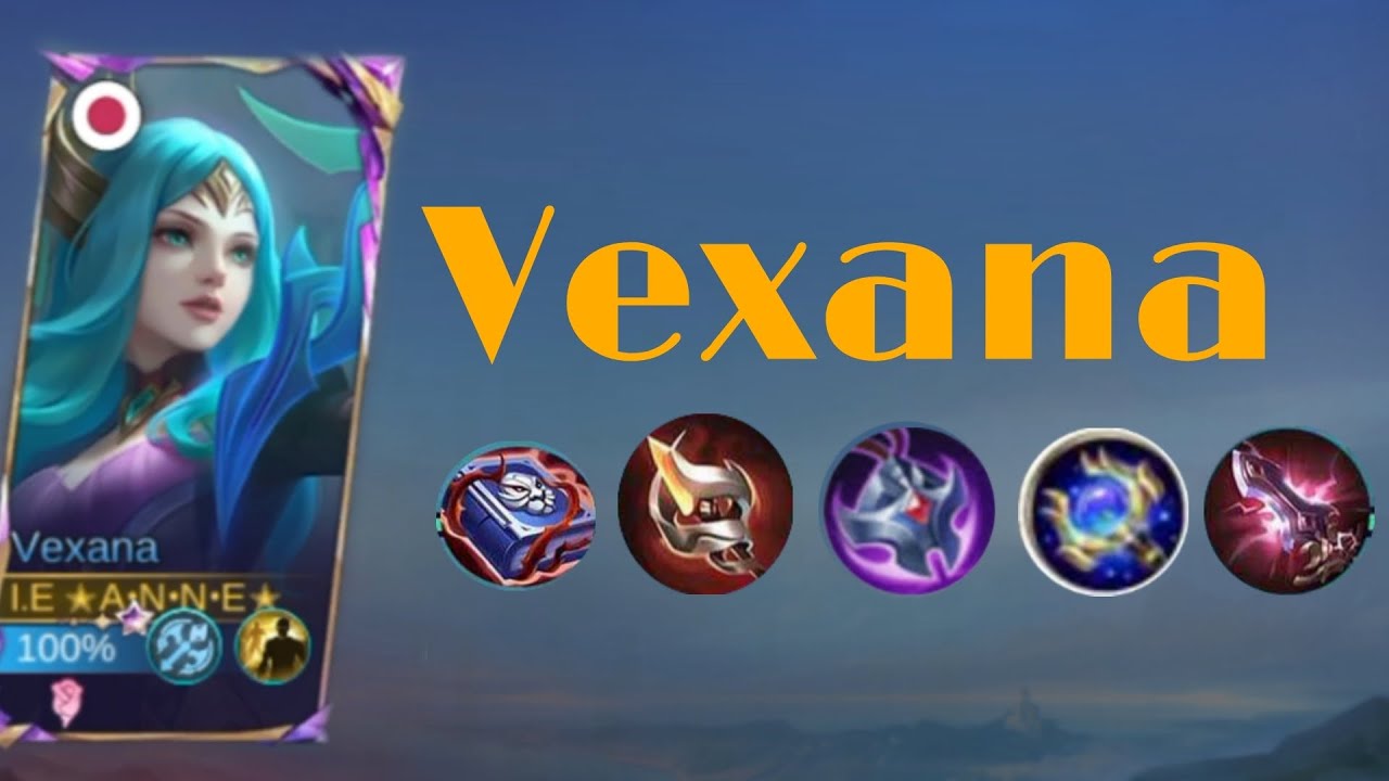 MLBB VEXANA : Full Damage Build and Emblem : Classic Game Trio w ...