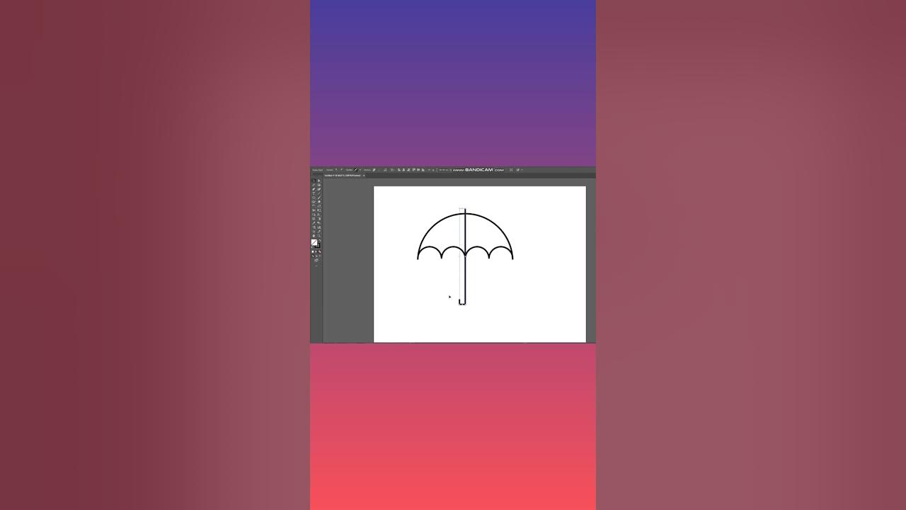 How to create umbrella Design in adobe illustrator for tips and tricks ...