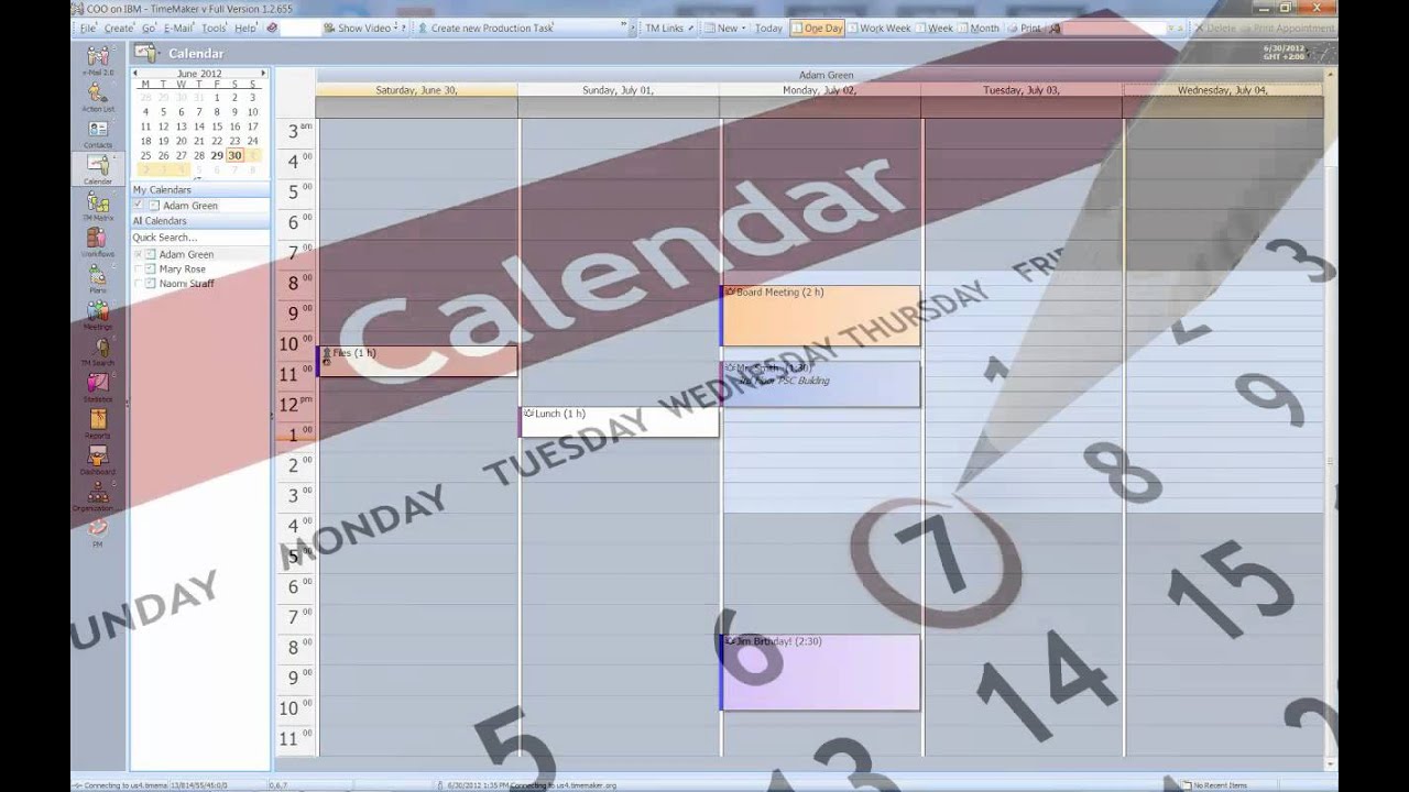 TimeMaker Orientation Lesson 5 - Calendars - YouTube