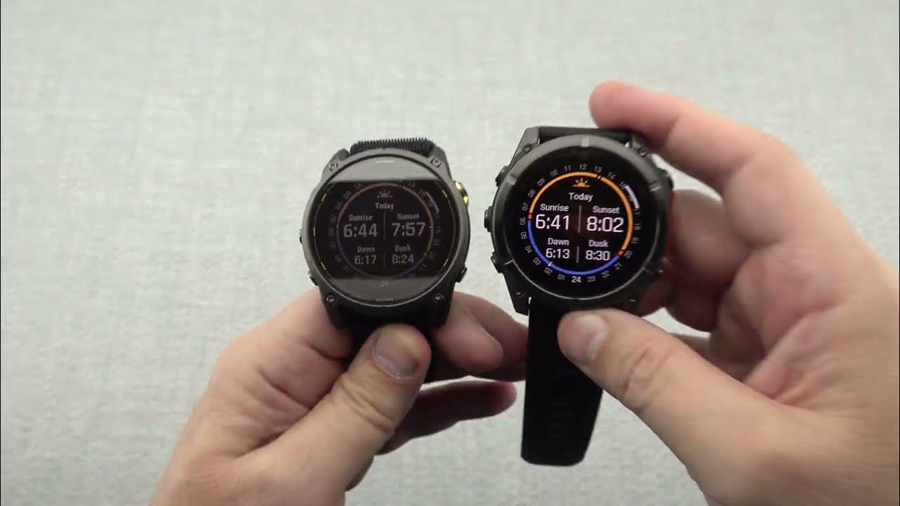 Compare Garmin Fenix 8 51mm and Garmin Enduro 3 - YouTube