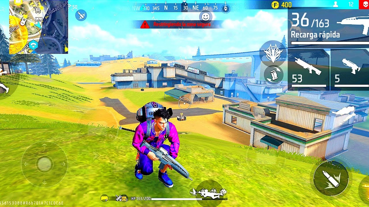 jugando free fire max con graficos al maximo | en celular | gameplay ...