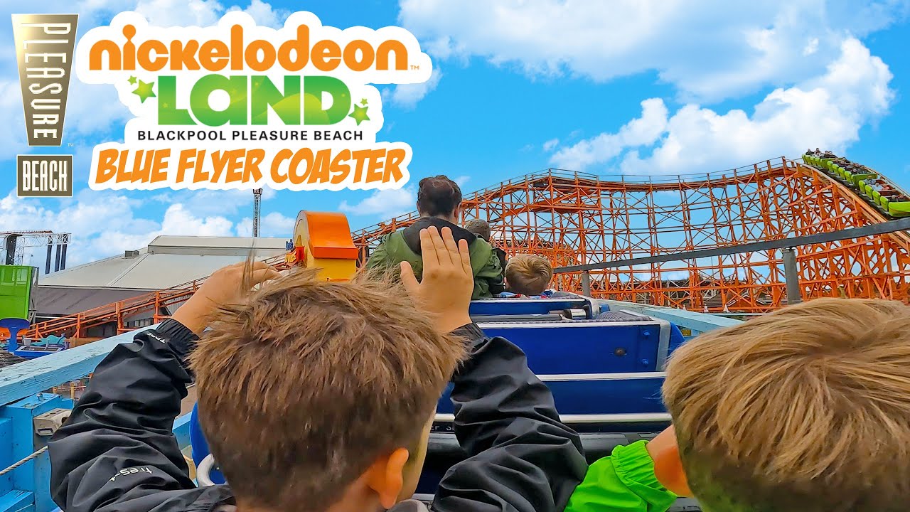 Blue Flyer Wooden Coaster in Nickelodeon Land at Blackpool Pleasure ...