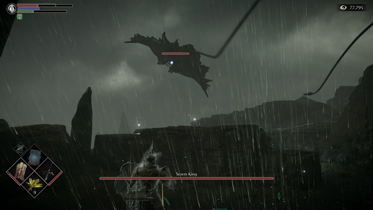 Demon's Souls - 4-3 Altar of Storms: Storm King Fight Pull Storm Ruler ...