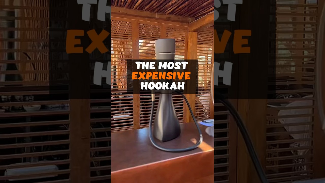 THE MOST EXPENSIVE HOOKAH 💵 #hookah #shisha #shots #expensive - YouTube