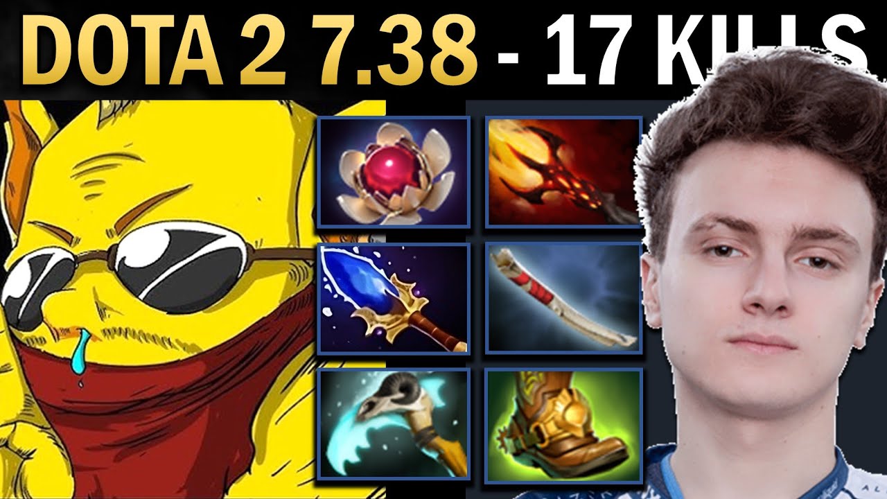 Bounty Hunter Gameplay Miracle with 17 Kills and Bearing - Dota 2 7.38 ...