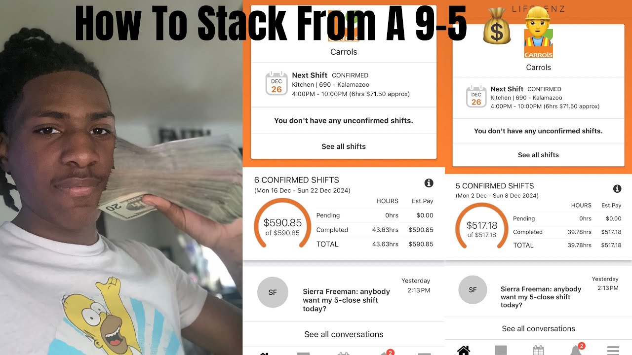 How To Stack Money From A 9-5 Job - YouTube
