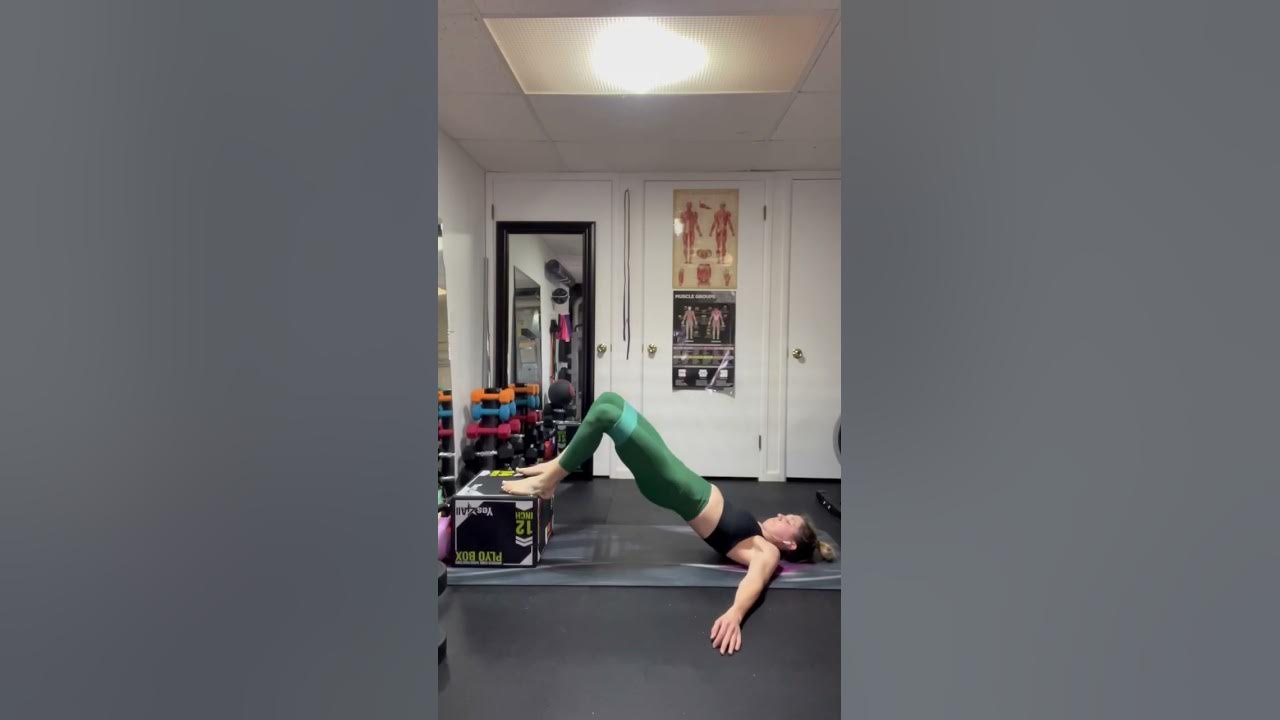 Elevated Band Glute Bridge With Abduction Youtube
