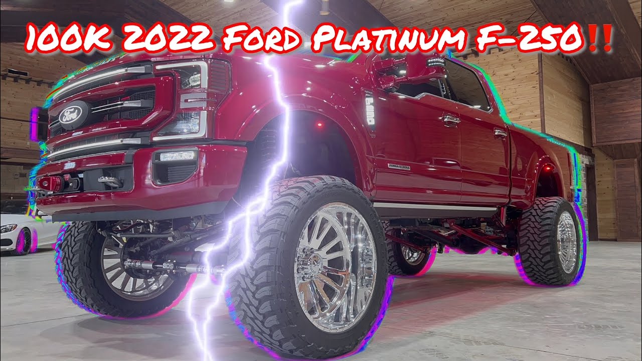 Unveiling the Secrets of the Custom 2022 Ford F250 Platinum - YouTube