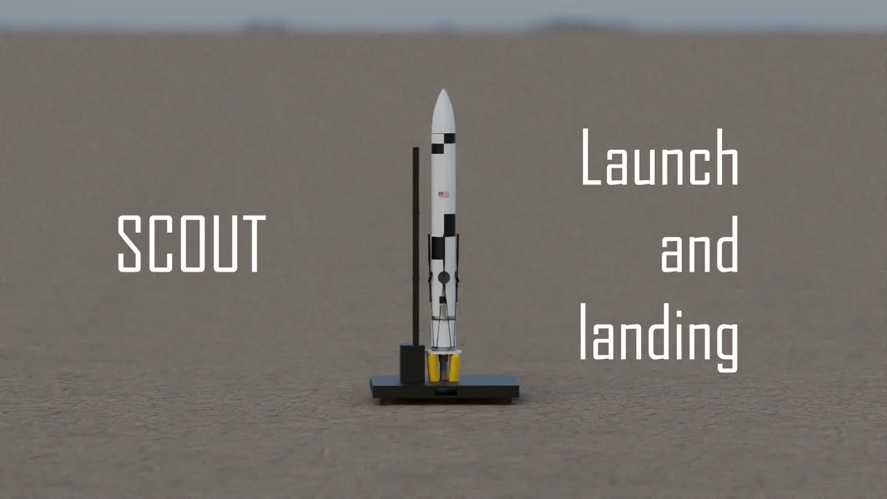 BPS Space Scout Rocket Test Flight - YouTube