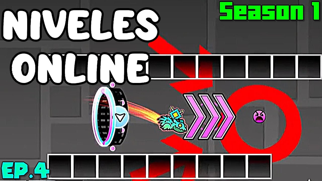 EL OJO que TODO LO VE 👁 - NIVELES ONLINE S1 Ep.#4 (GEOMETRY DASH 2.2 ...