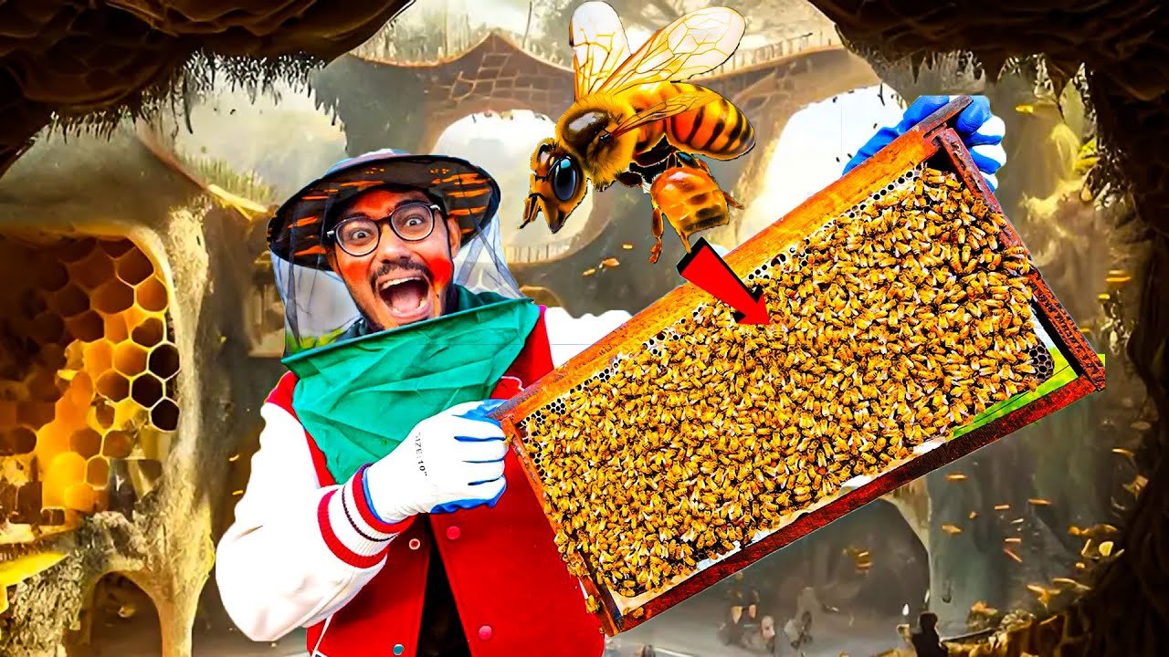 Dangerous Bee Hive Exploration Adventure🥵- मधुमक्खियों ने किया खतरनाक हमला | Do Not Try - YouTube