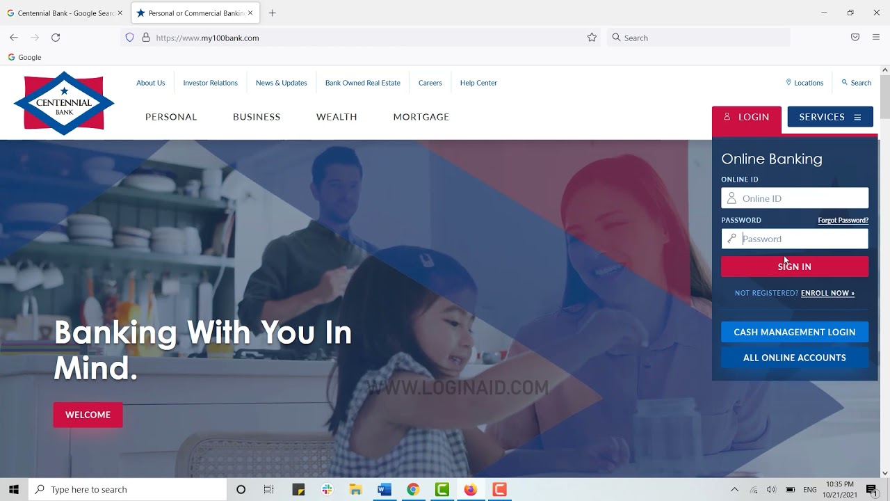 Centennial Bank Online Banking Login | Centennial Bank Online Account ...