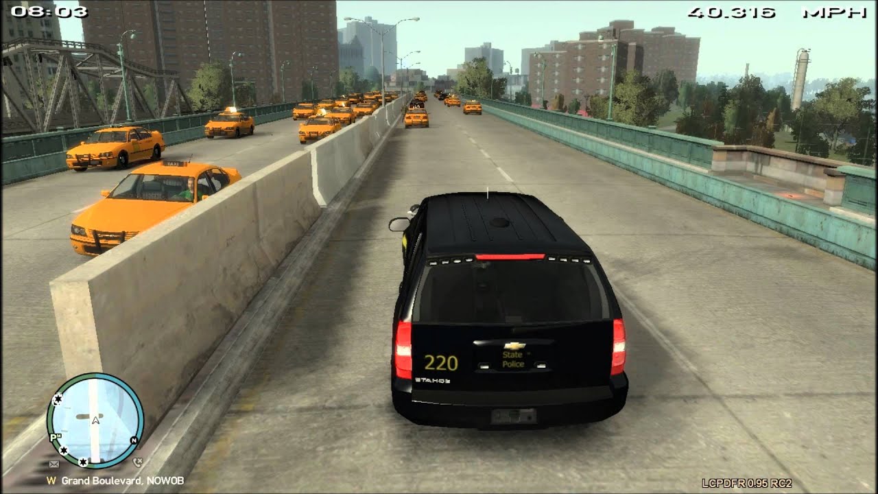 GTA IV- LCPDFR- Indiana State Police Tahoe - YouTube