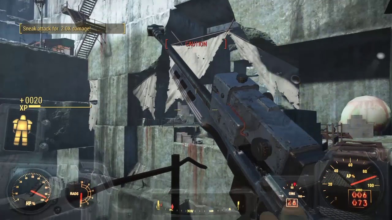Fallout 4 | Power Armor Quarry Sniper - YouTube