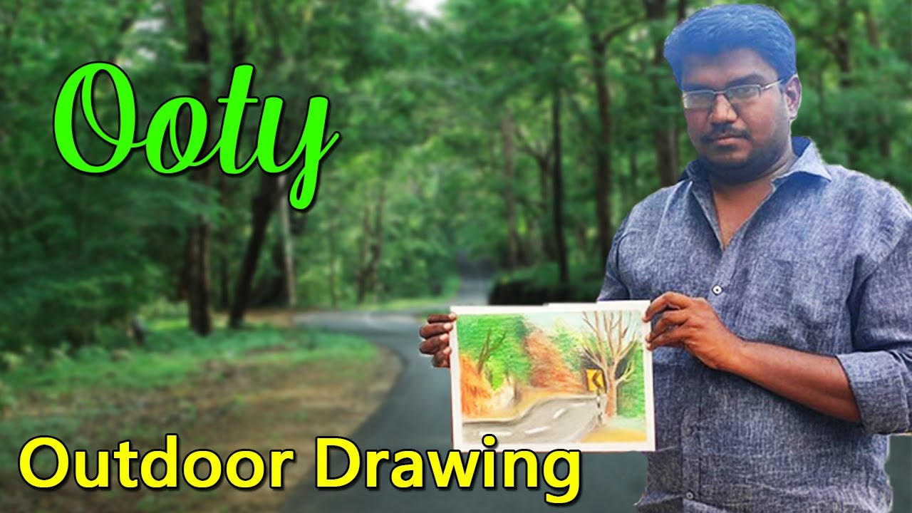 Ooty | Outdoor Drawing | Art With Hariharan - YouTube