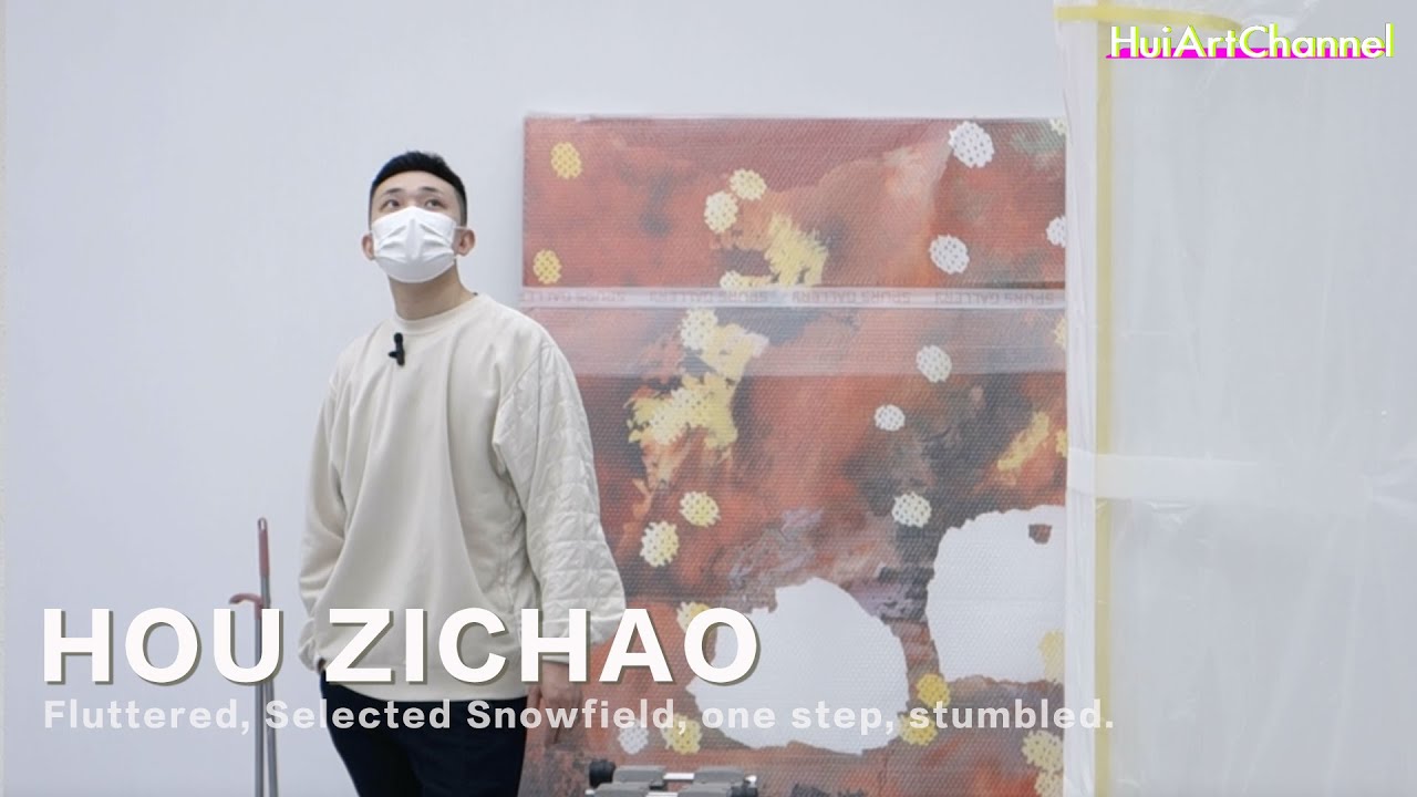 侯子超 ：飘定选彩雪地一走绊 Hou Zichao：Fluttered, Selected Snowfield, one step ...