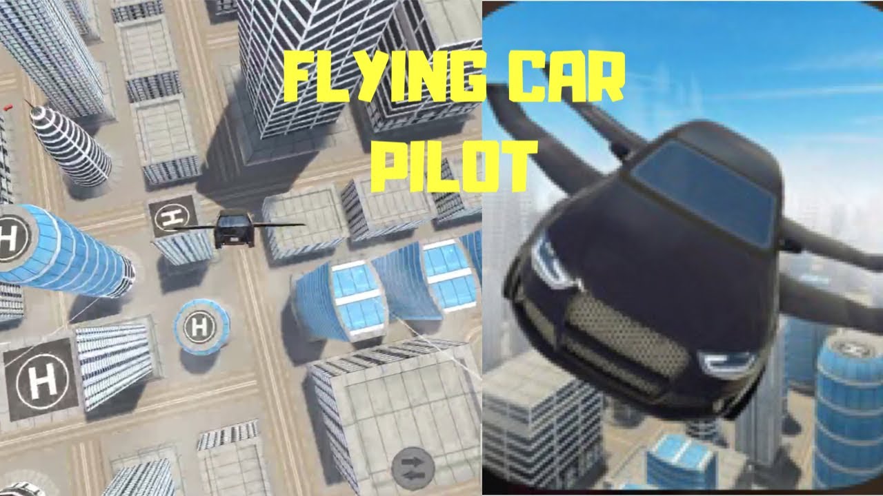 Flying car pilot iOS gameplay **( Crazy free Flying)** - YouTube