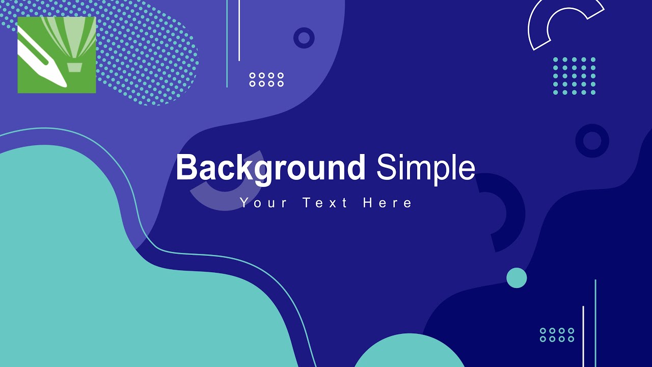 Memuat Desain Background Flat Design di CorelDraw - YouTube