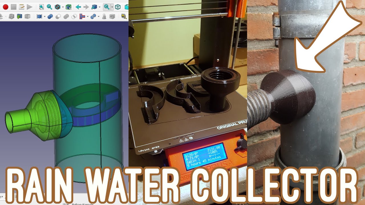 Parametric rain water collector / harvester for installation in place ...