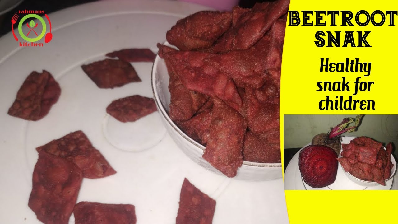 beetroot snak, healthy beetroot chips - YouTube