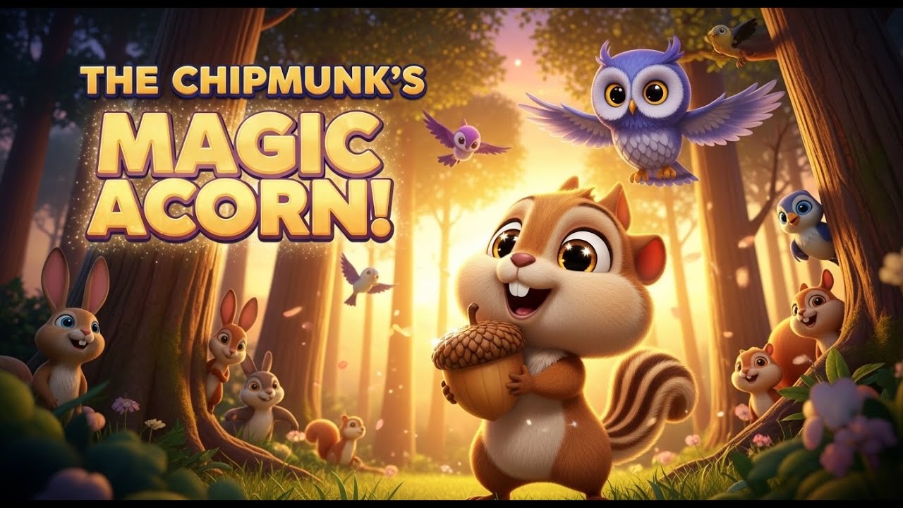Chippy the Cheerful Chipmunk | Animated Story | Educational Video - YouTube