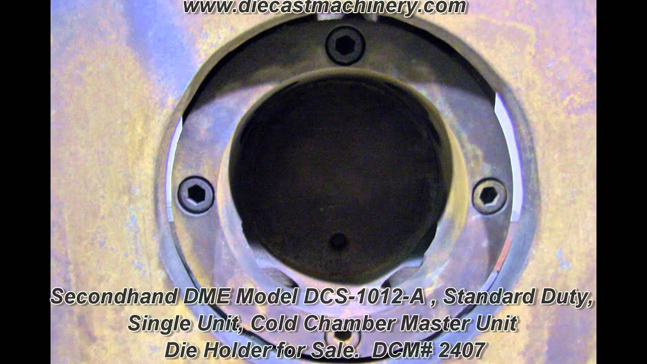 Used DME Master Unit Die Holder. DCM 2407 - YouTube