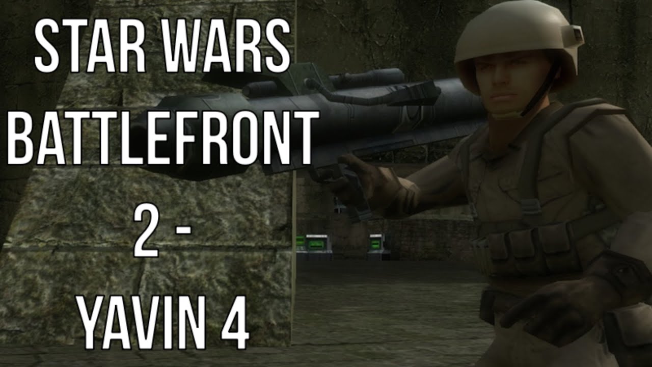 Star Wars Battlefront 2 - Yavin 4 (Jungle Battle) - YouTube