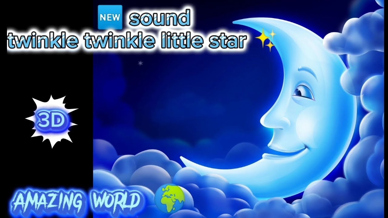 Twinkle twinkle New song | 3D 2D animated video kids poems - YouTube