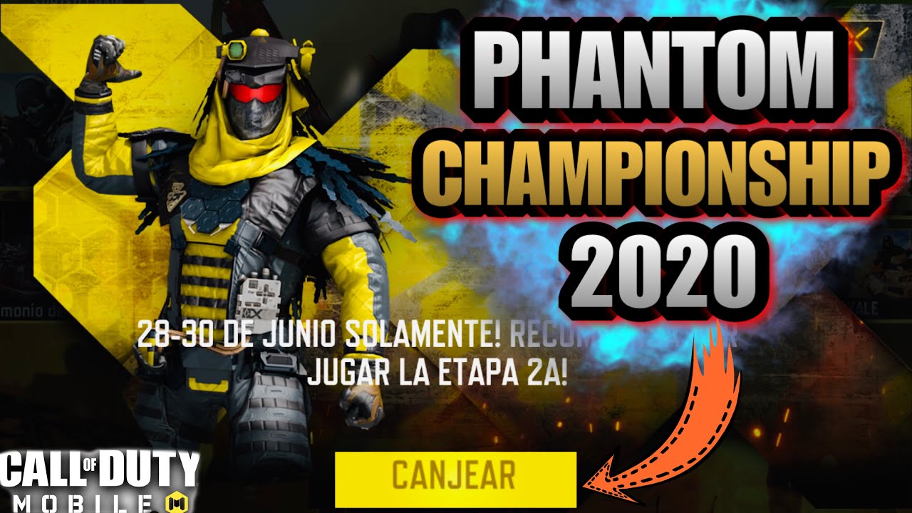 CUANDO PODREMOS CANJEAR la SKIN del *PHANTOM CHAMPIONSHIP 2020* en COD ...