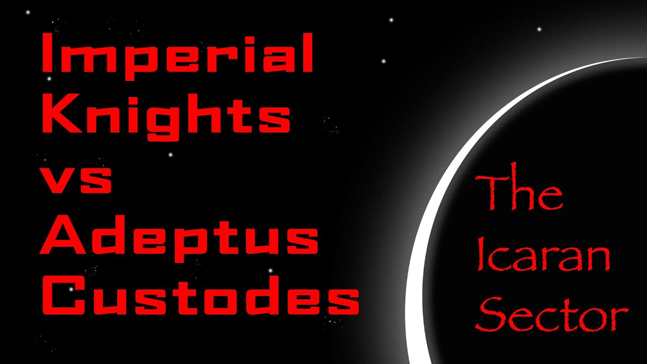 1000 Points Imperial Knights vs Adeptus Custodes Warhammer Tempest of ...