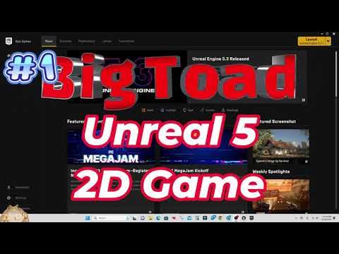 Vol. 1 Unreal 5 - 2D/3D hybrid game Tutorial - getting started - YouTube