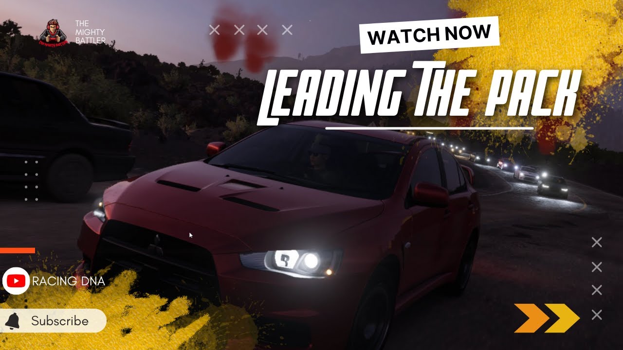 ROARING ENGINES - FORZA HORIZON. LEADING THE PACK IN A MITSUBISHI ...