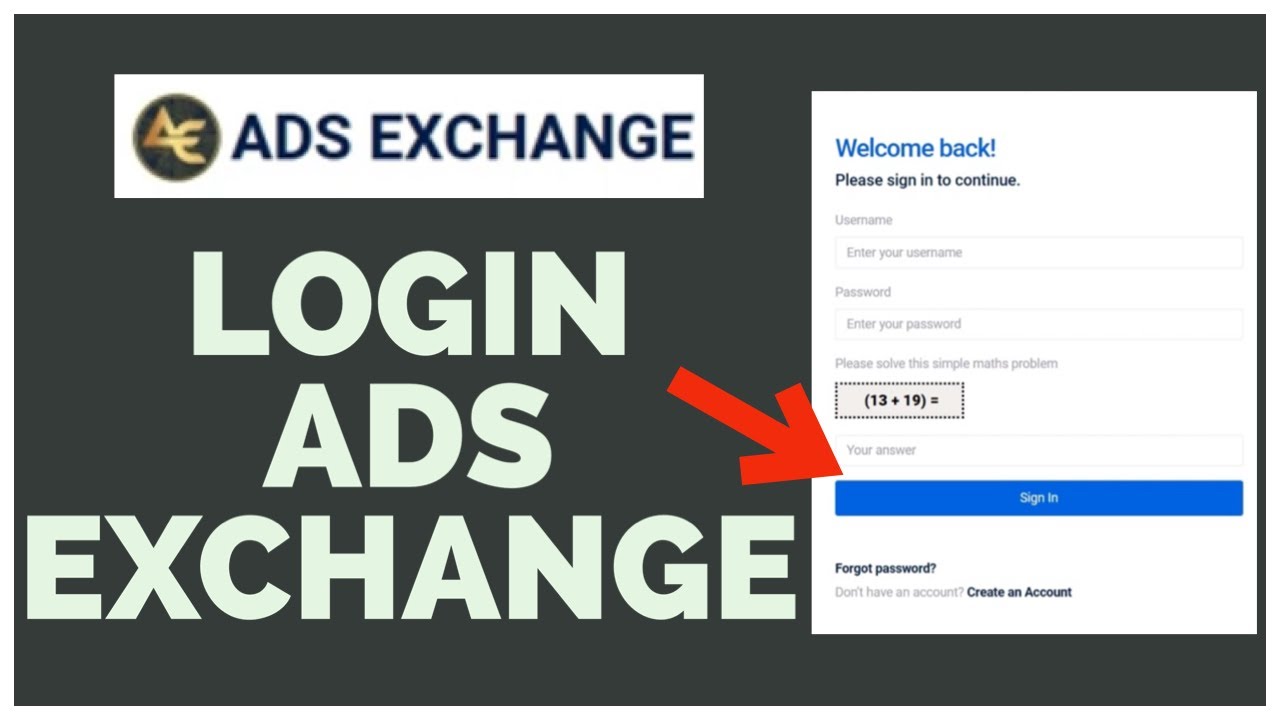 Ads Exchange Login: How to Login Sign In Ads Exchange Account 2023 ...