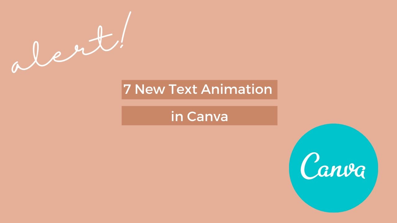 New Text Animation in Canva | Try This Now On Your Presentations - YouTube