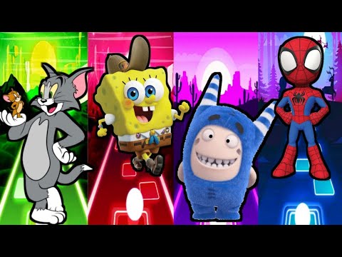 TOM AND JERRY 🏀 SPONGEBOB ⚽ ODDBODS BLUE 🥎 SPIDERMAN | COFFIN DANCE ...