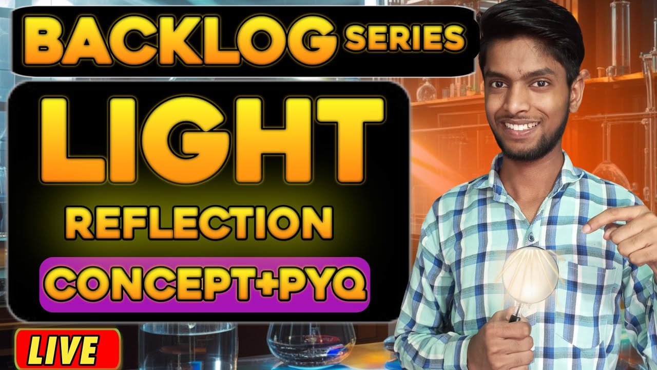 🔴 Reflection of Light Class 10 | Concept + PYQ Practice🔥 | Science Live ...