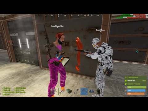 Rust - Prison Base on a 10mil x serverㅣ(They get Raided for being Toxic ...