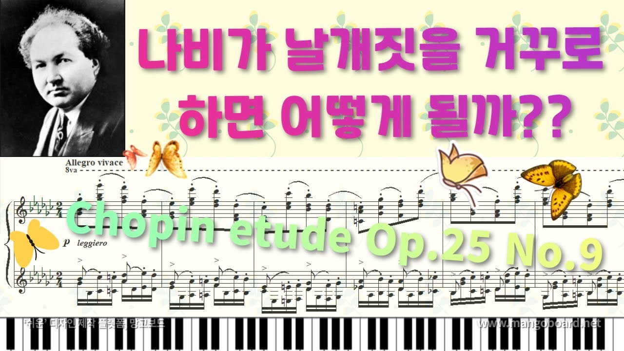 Godowsky/Chopin - etude Op.25 No.9 1st version (양 손 전환) - YouTube