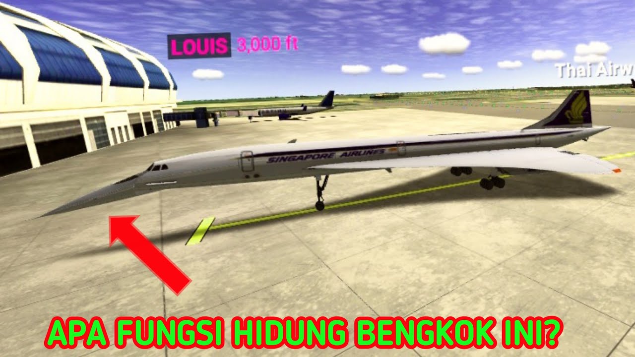 APA FUNGSI FLAPS NOSE DOWN PADA PESAWAT CONCORDE? CARI TAU DISINI - YouTube