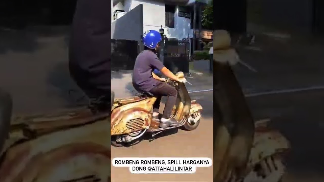 MESKI ATTA BELI VESPA BUTUT..TAPI HARGANYA ..BIKIN OLENG YANG DENGER 🤦 ...