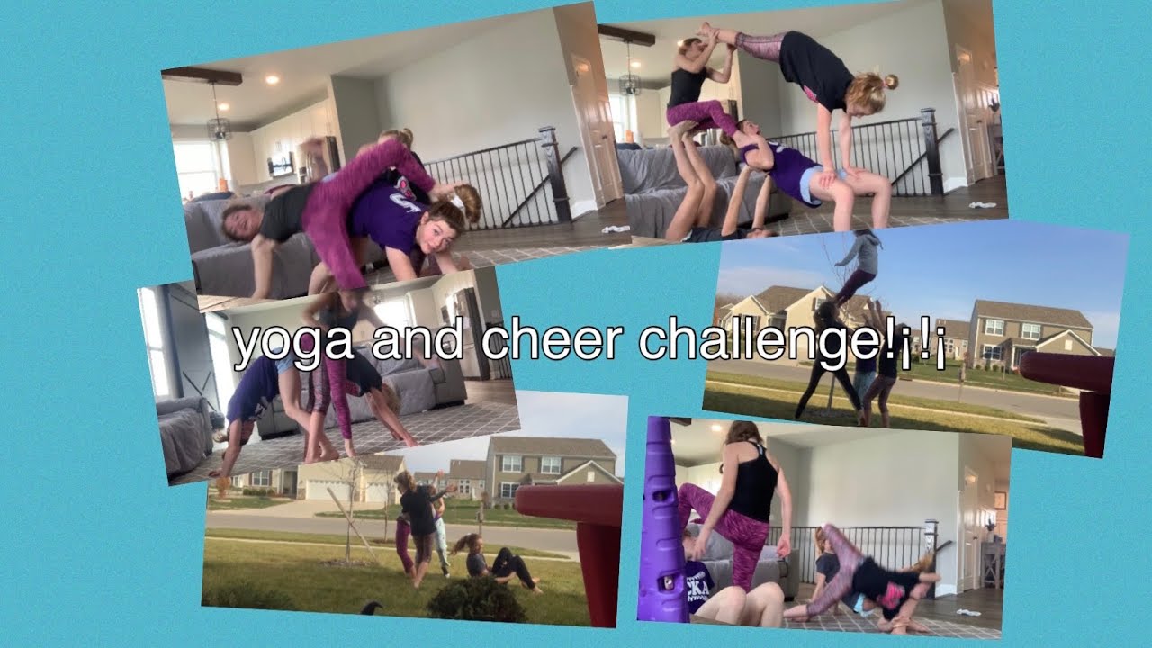 YOGA AND CHEER CHALLENGE! - YouTube
