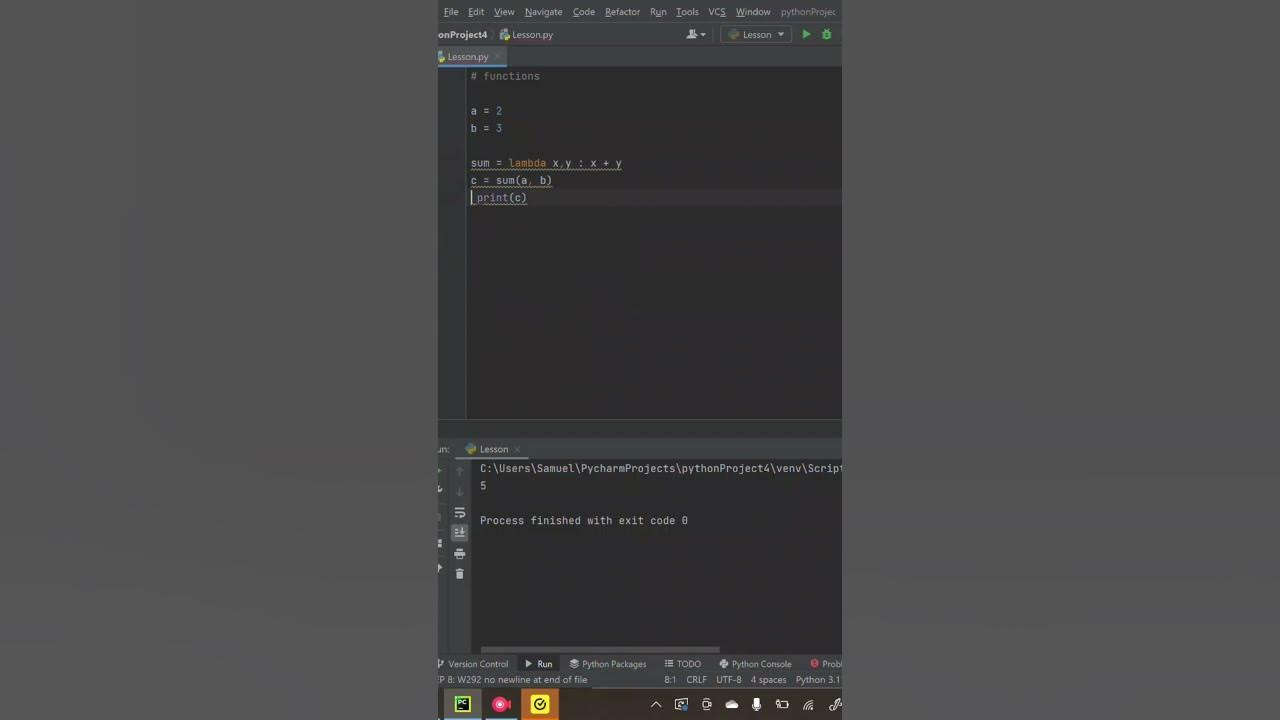 Python Lambda Function Pythonforbeginners Pythonprogramming Pythontutorial Programming Youtube