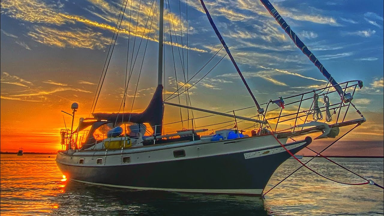 1985 Kadey-Krogen 38 Sailboat For Sale in Daytona Beach - YouTube