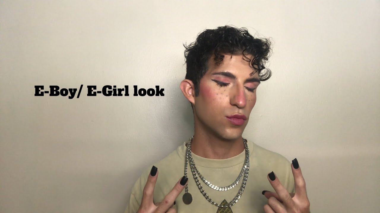 Doing an e-boy/ e-girl look - YouTube