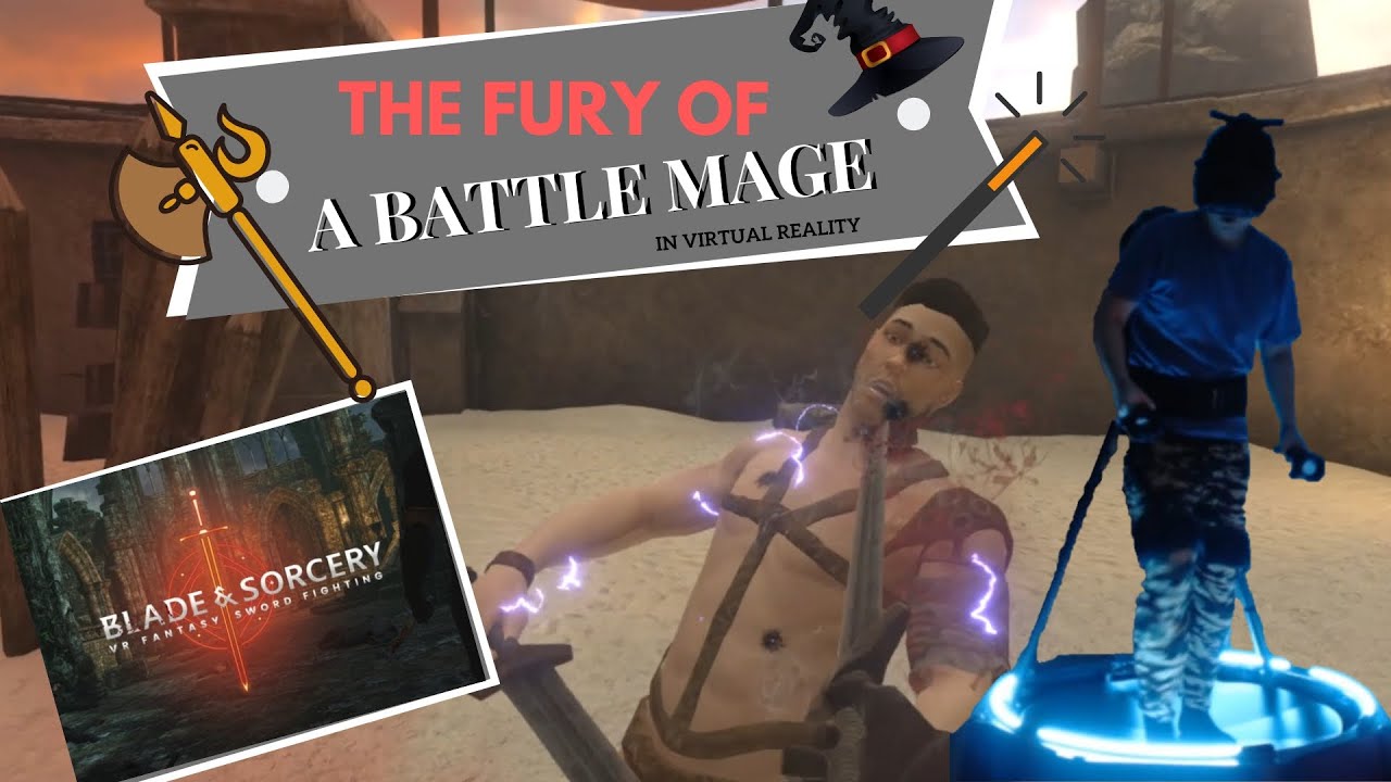 FURY of A Battle Mage (Blade & Sorcery VR/Kat Walk Mini) - YouTube