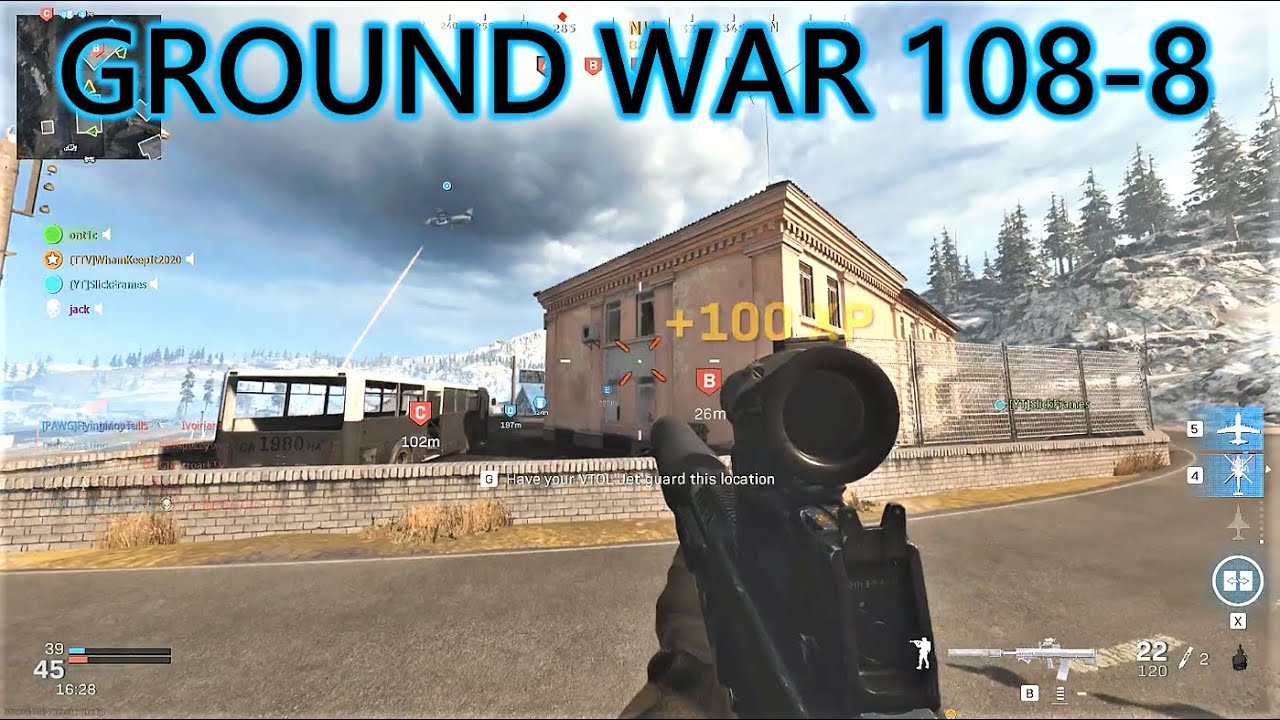 CoD: MW Ground War (108-8) PC HD Gameplay | Commentary - YouTube