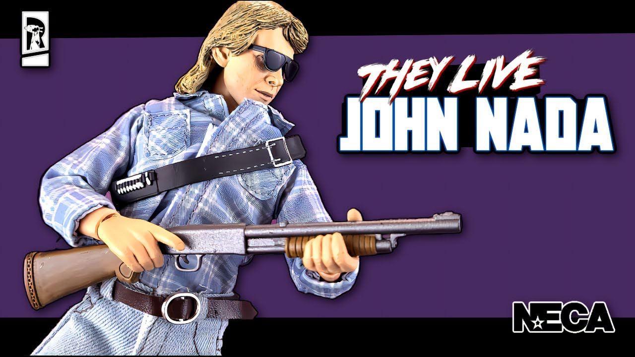 NECA Toys They Live Retro Cloth John Nada Figure | Video Review - YouTube