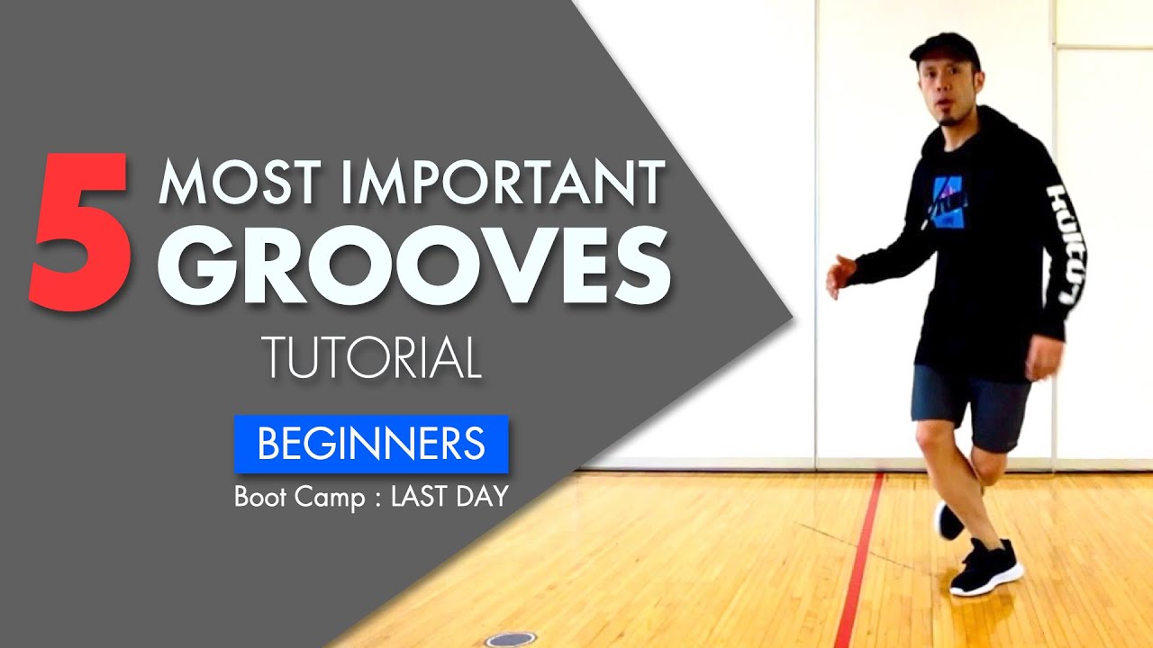 House Dance 5 Basic steps & Grooves Tutorial | Beginners - YouTube