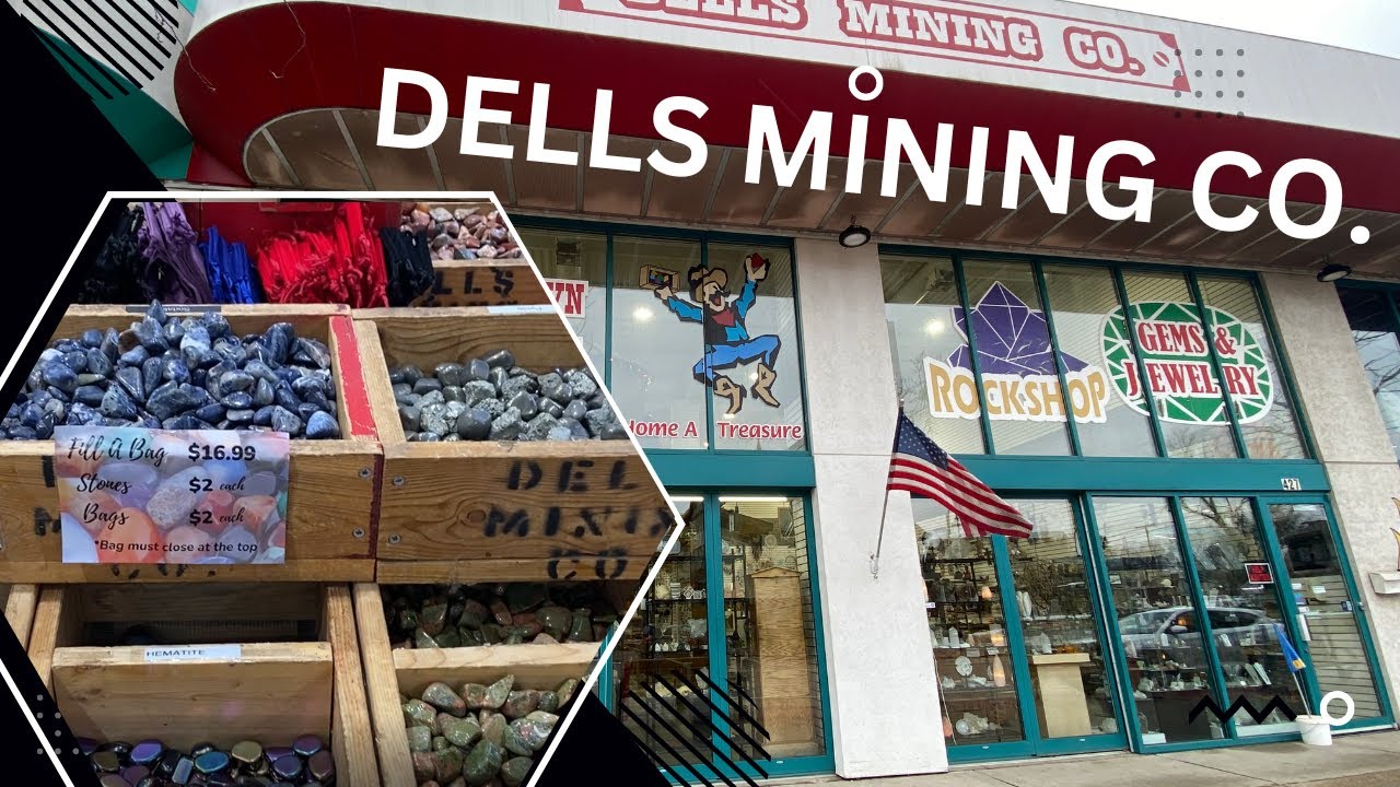 Dells Mining Company in Wisconsin Dells, Wisconsin #rockshop #wisconsin ...